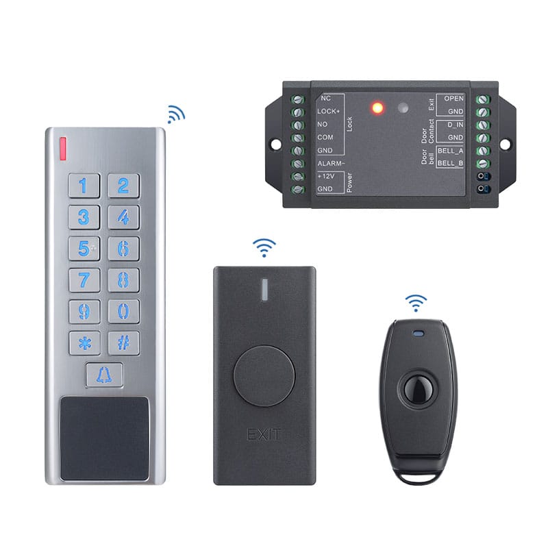 Metal keypad wireless access control kit - schridatech access control ...