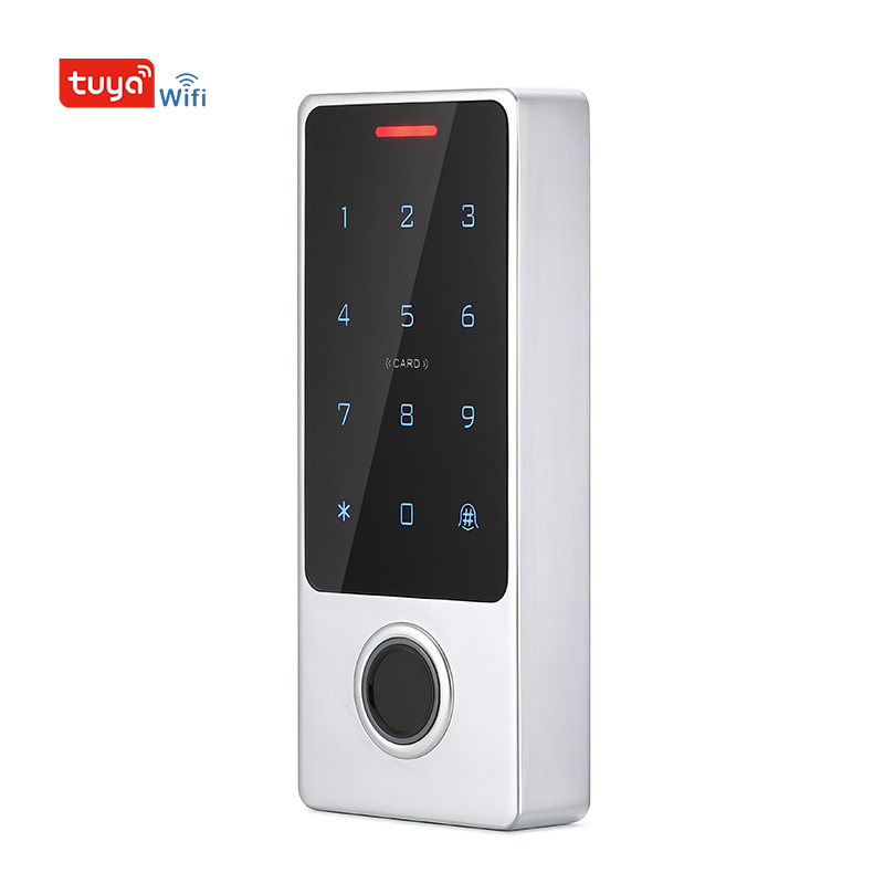 Tuya WiFi touch panel fingerprint access control keypad reader ...
